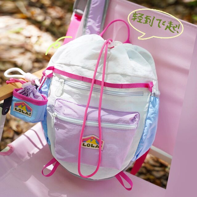 Contrast color girl schoolbag summer gummy lightweight travel backpack ...
