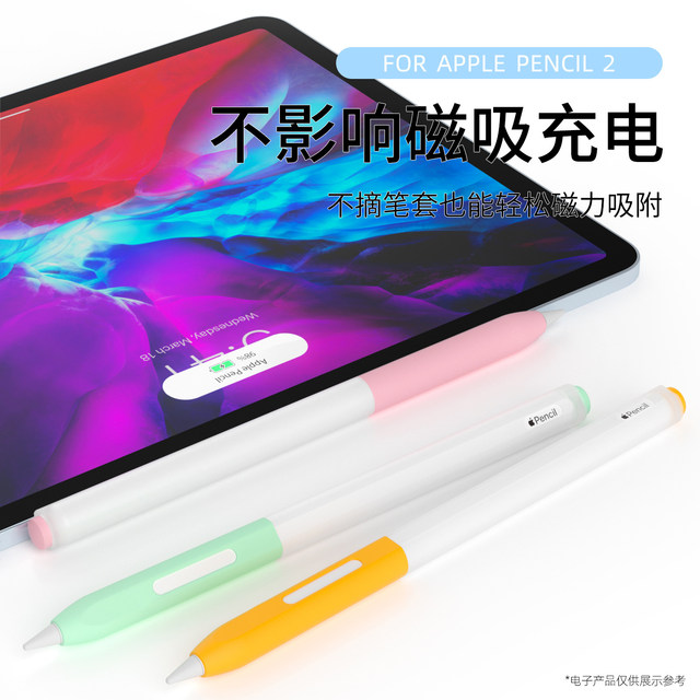 Ultra-thin round jelly transparent pen cover suitable for Apple pencil ...