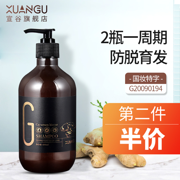 Xuangu Ginger Anti-Hair Loss Shampoo Cream Oil Control Dandruff ...