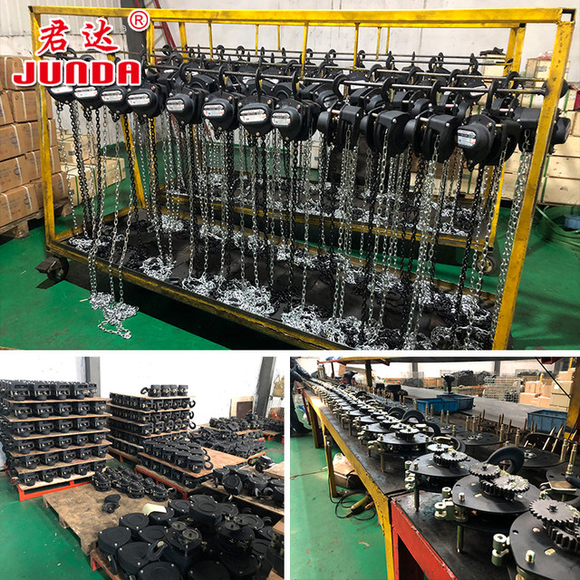 Bearing hand chain hoist triangle lifting inverted chain manual hoist ...