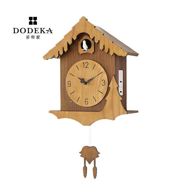 Duodi Chinese retro cuckoo clock home creative time clock pendulum ...