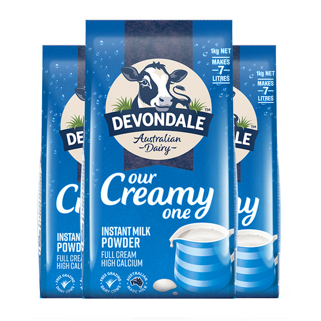 Australia's Devondale Deyun whole milk powder 1kg*3 bags student adult ...