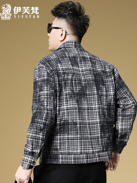 European station workwear men's jacket 2025 new high-end lapel top high ...