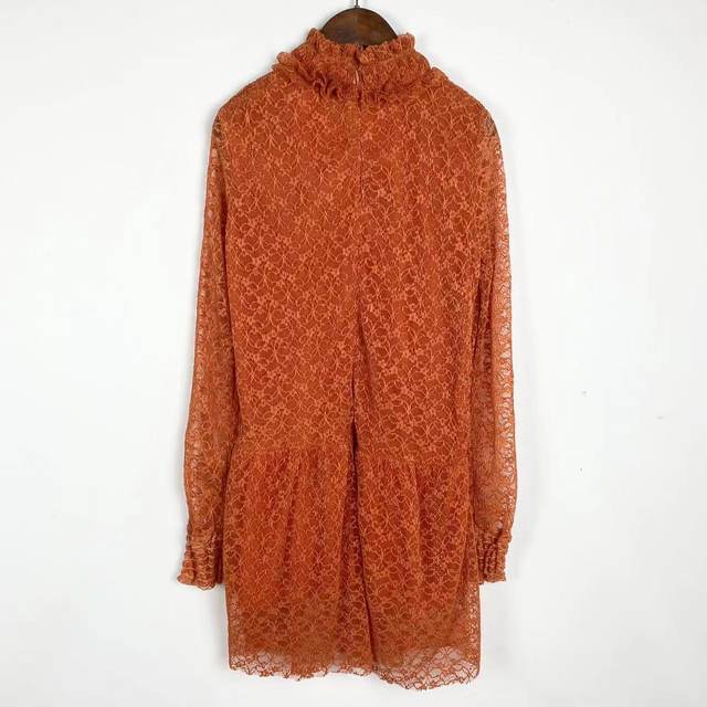 B0074 New Women's Half Half -Leading Lace Skirt Platform Temperament ...