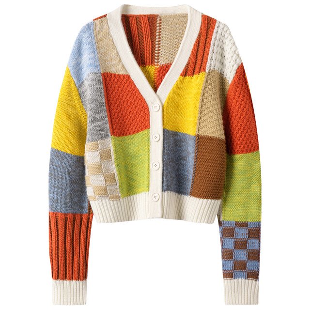 Stunning! It’S so Beautiful! ~ 100% Cashmere Cardigan Women’S Contrast ...