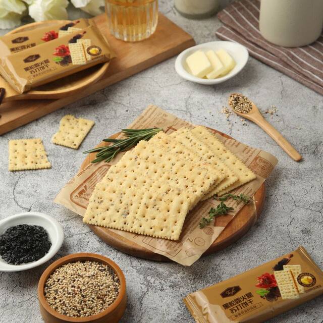 MM member store Tafe black truffle ham soda crackers (quinoa and chia seed flavor) 1.16KG ...