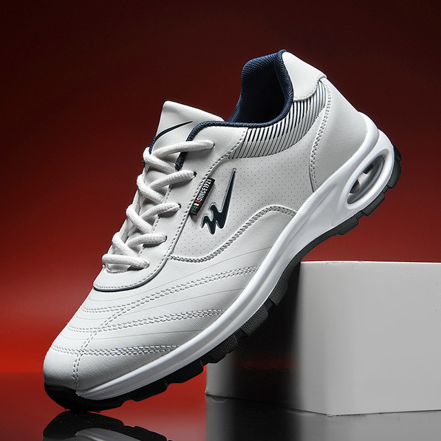 Double -star leather noodle men's shoes, wear -resistant, shocking air ...