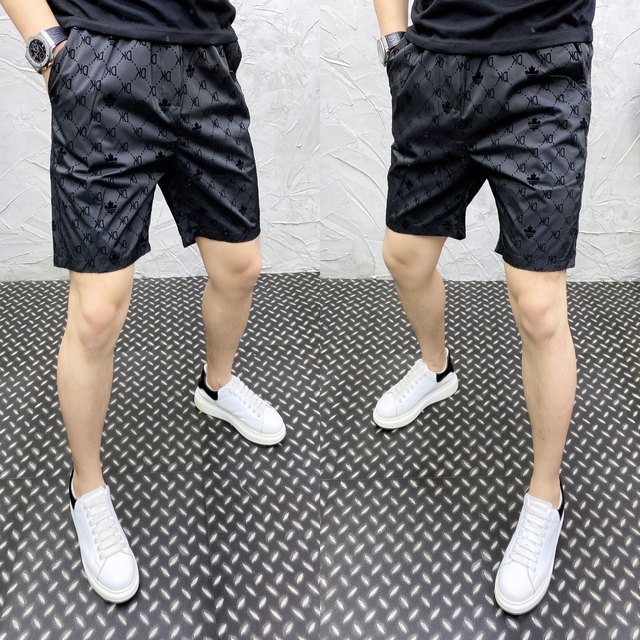 Summer thin printed shorts men's trendy brand versatile five-point ...