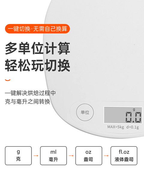 High -precision electronic scales Household kitchen baking is called ...