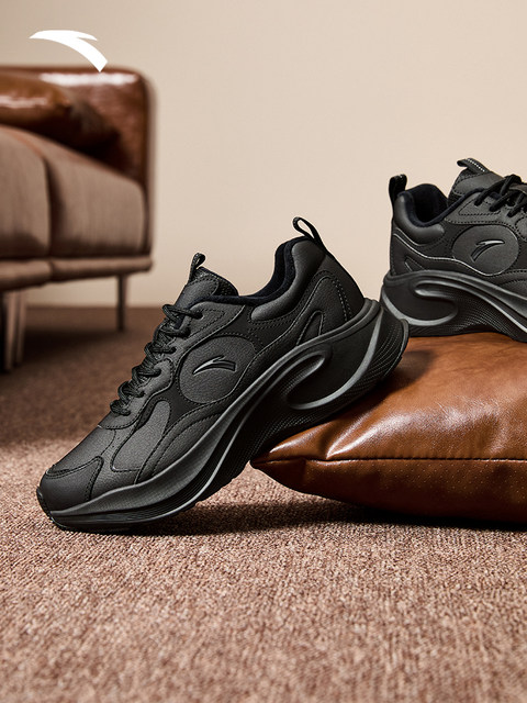 Anta Shadow Search丨Men's new spring style plus velvet thickened warm ...