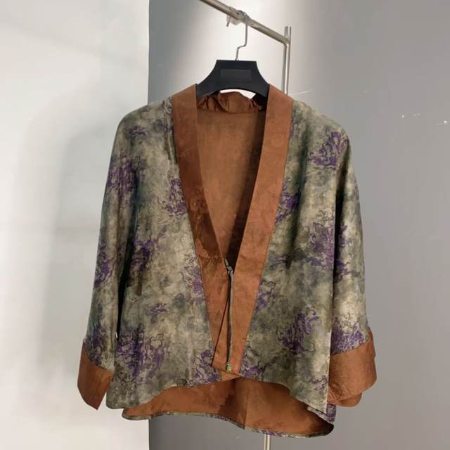 /New Chinese style heavy industry tea clothing top 2025 high-end 100 ...