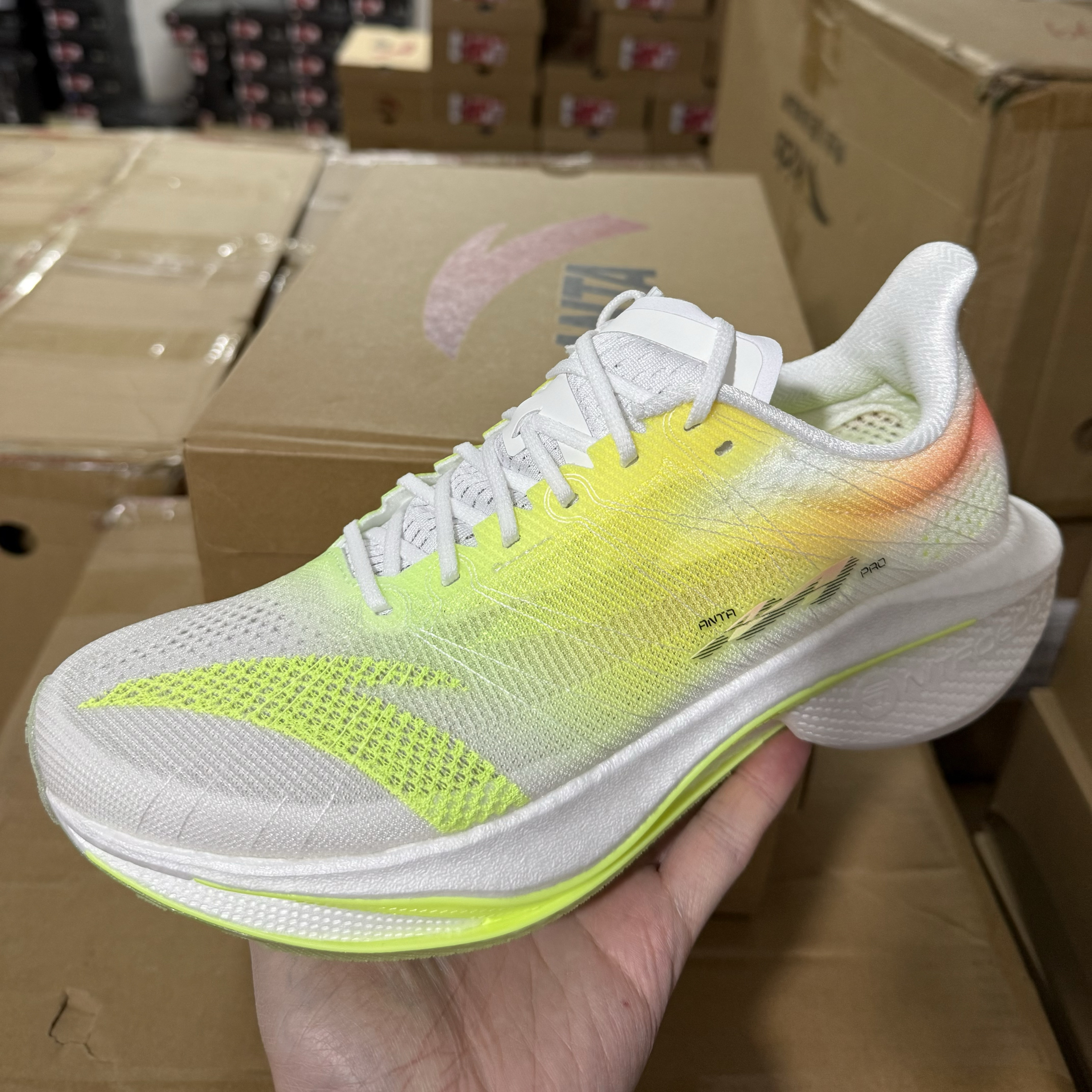 Anta 2025 summer new Mach 4th generation PROV2 men's racing training running shoes 112525584