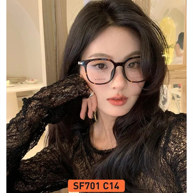 New SF701 Swarovski glasses frame, square frame, suitable for men and ...