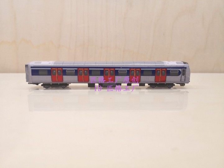 N Scale MTR New East Rail Line Subway Train Model | Handmade 3D Paper ...