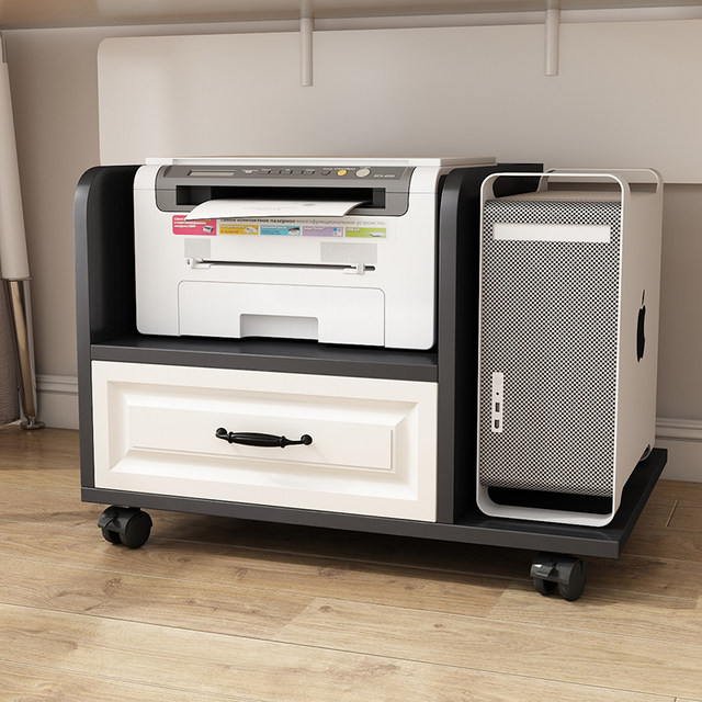 Computer host placement cabinet table rack printer rack floor-to ...