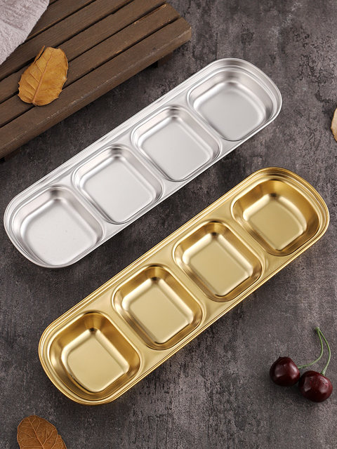304 stainless steel condiment dish, commercial Korean barbecue ...