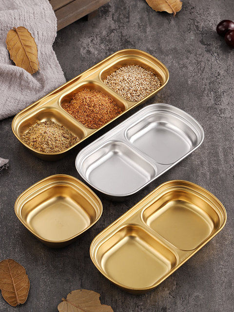 304 stainless steel condiment dish, commercial Korean barbecue ...