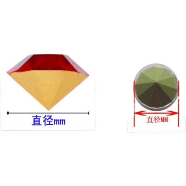 Domestic sharp-bottom boutique white diamond patch diamond DIY jewelry ...