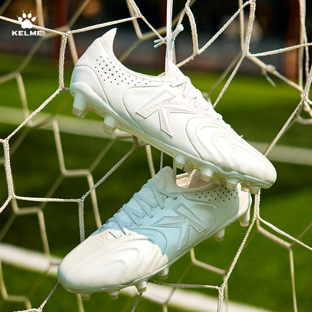 KELME/Kelme Holy Grail Series Football Shoes Men's Adult MG Short Nail Kangaroo Leather ...