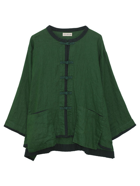 Chaoshan Jiangnan New Chinese Zen Spring and Autumn Long Sleeve Large ...