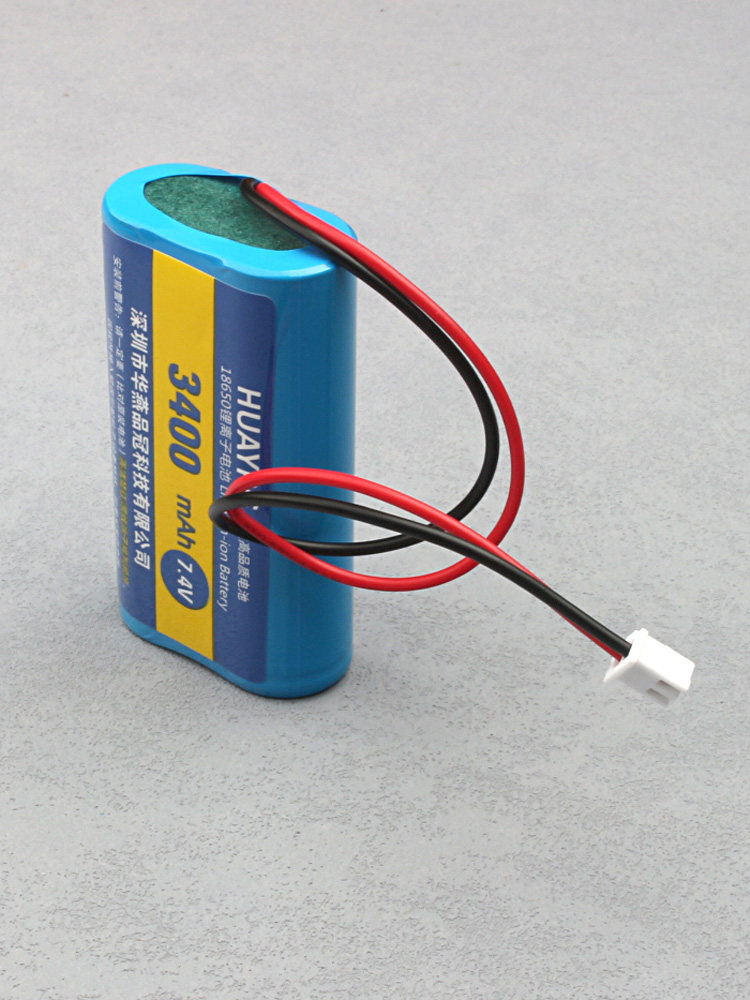 18650 lithium battery pack built-in with cable assembly 7.4V Bluetooth ...