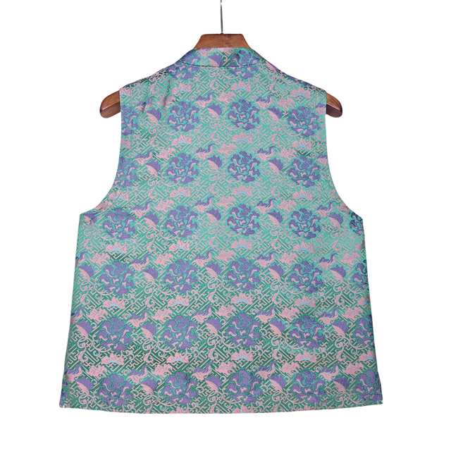 Mulberry silk Song brocade vest Chinese style new Chinese style retro ...