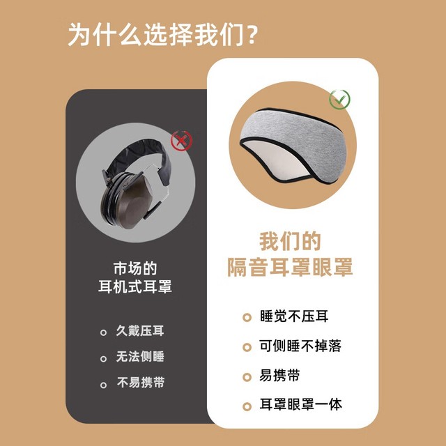 Sound insulation earmuffs warm sleep, special wear -style sleeping ...