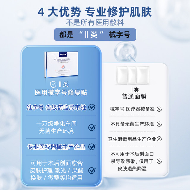 Medical cold compress patch hydrating and moisturizing women's facial ...