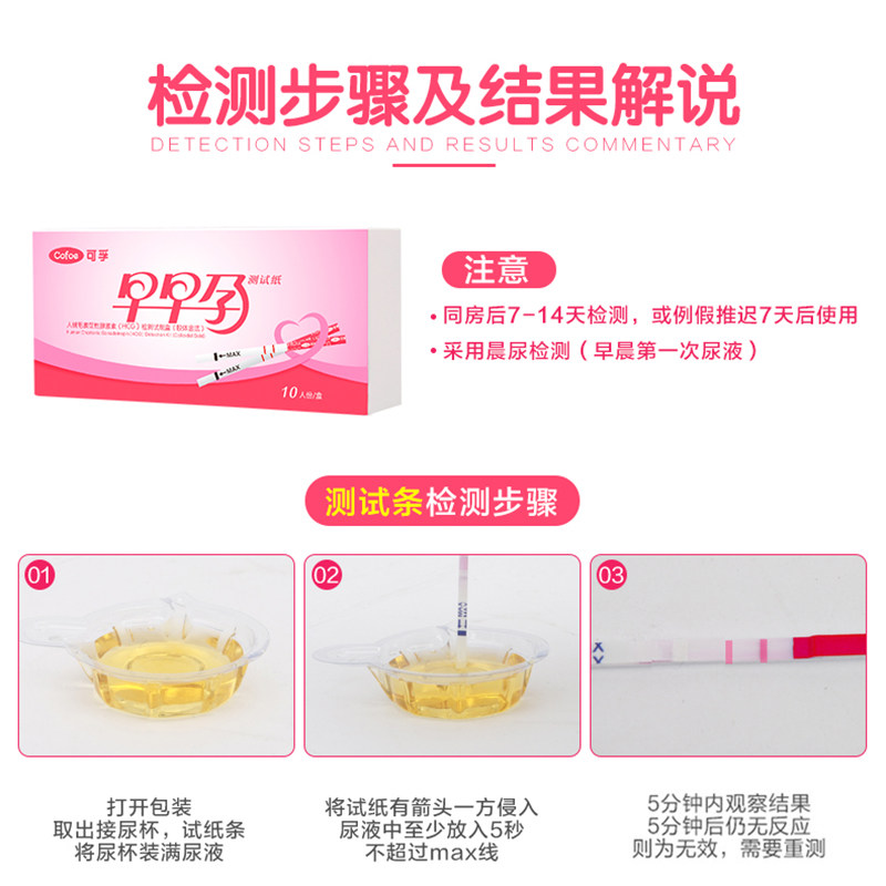 High-Precision Pregnancy Test Paper - Early Home Pregnancy Test with ...