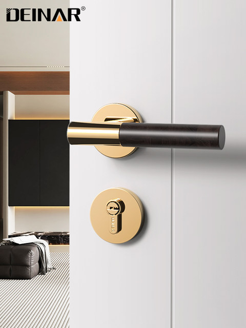 Deinar Modern Minimalist Door Lock Silent Indoor Bedroom Door Lock Set ...