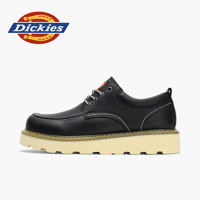 Dickies work shoes men's genuine leather shoes winter men's shoes thick ...