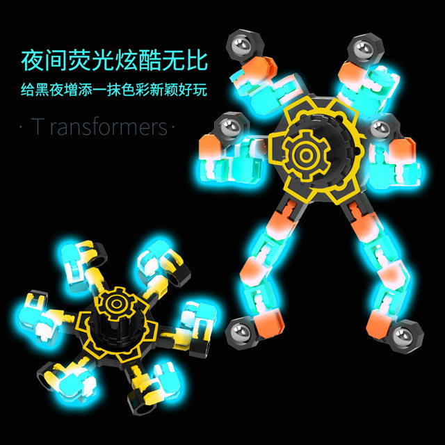 German fingertip gyroscope deformable rotating robot children's ...