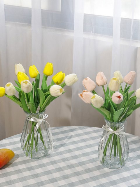 Tulip Artificial Flowers, Simulated Flower Arrangements, Living Room ...