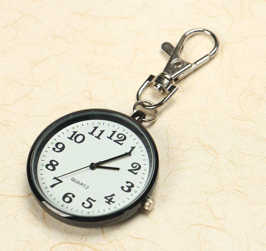 Digital Pocket Watch Keychain for Students and Nurses