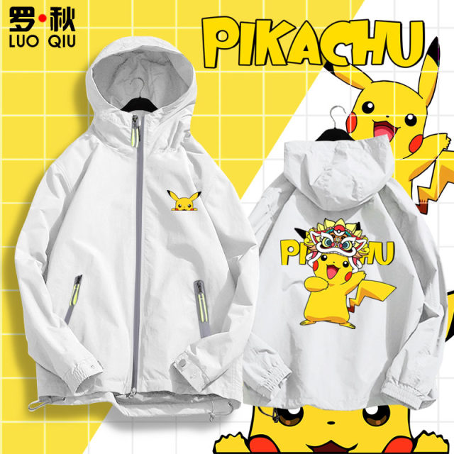 Pokémon Pikachu Pokemon Pokemon Anime Hooded Jacket Men's and Women's ...