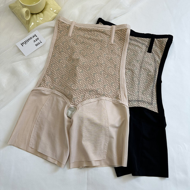 High-waisted tummy control pants, powerful corseting, non-rolling ...