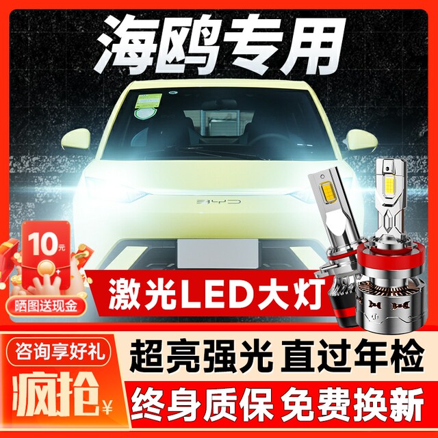 Suitable for 23-24 BYD Seagull LED headlights modified far and near ...