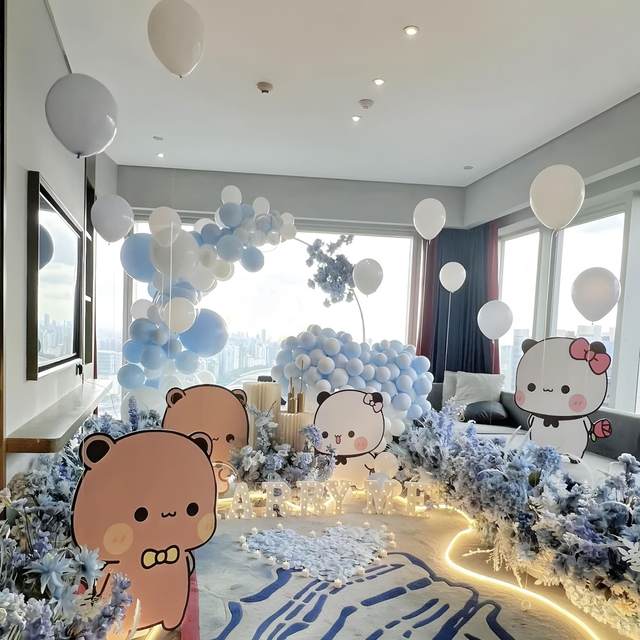 One or two cloth theme modeling board proposal room proposal room ...