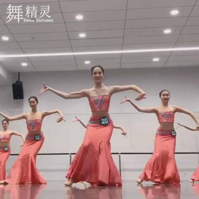 Dai Nationality Dance Performance Costumes Moon Peacock Dance Swing ...