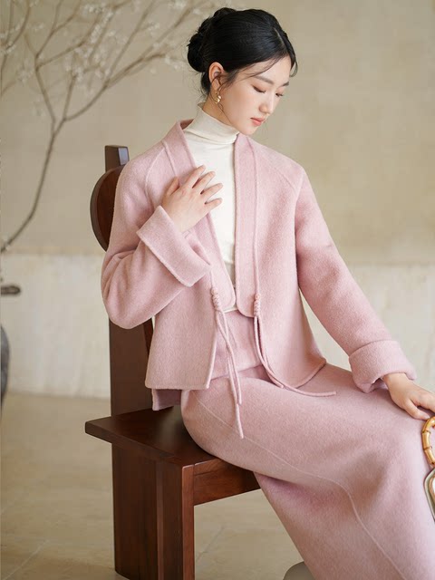 Chuchan Clothing 90 Woolen Woolen Suit Women's Winter New Chinese Style ...