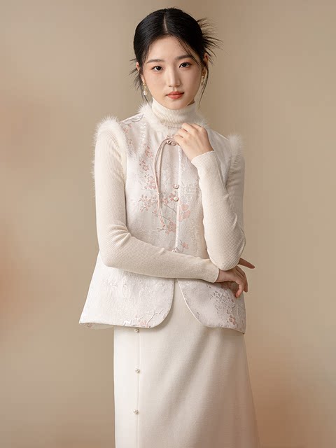 Chuchan Chinese vest original Chinese style women's clothing 2025 new autumn and winter jacket ...