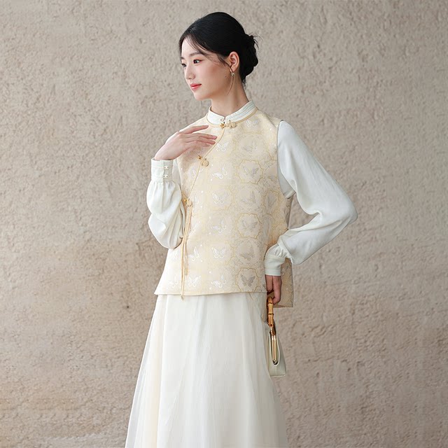Chu Cicada Clothing New Chinese -style Vests Senior Poor Patterum ...