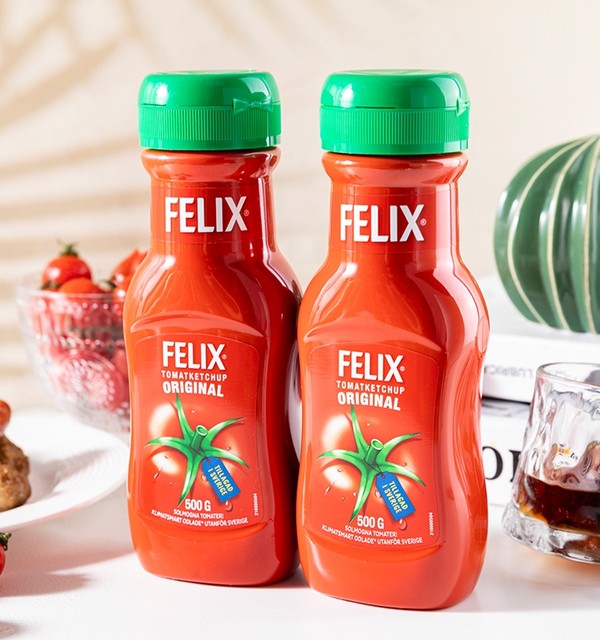 Swedish imported Felix original tomato sauce 500g special tomato salad ...