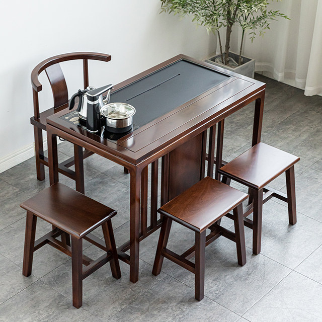 Kung Fu Tea Table New Chinese Solid Wood Modern Minimalist Tea Table ...