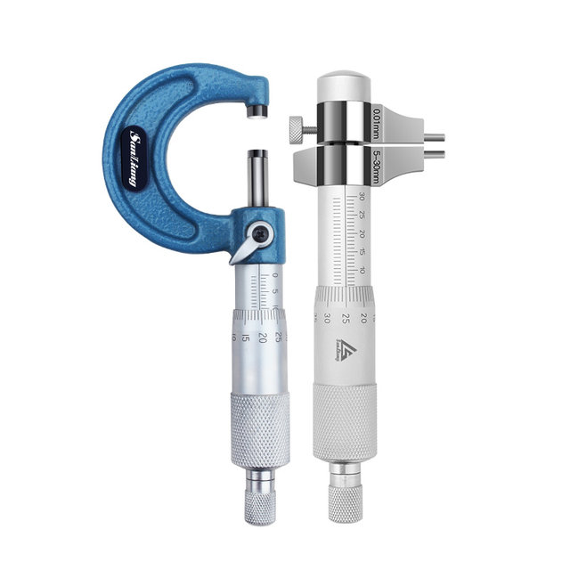 Japanese three-meter outer diameter micrometer 0-25mm internal ...