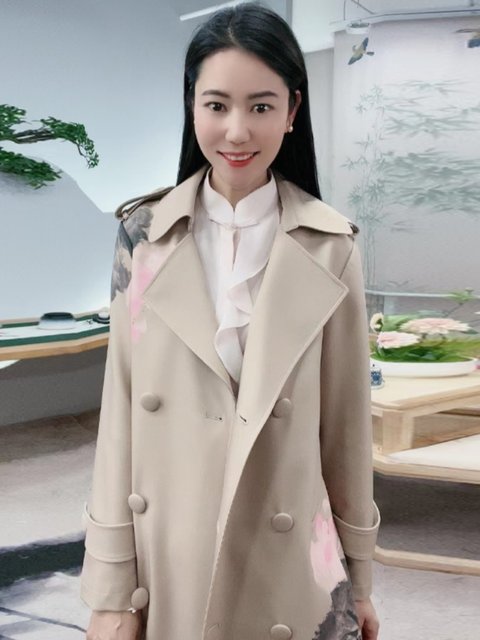 Chinese Wind Waid Heavy Industry Chinese Painting Printing Temperament Lale