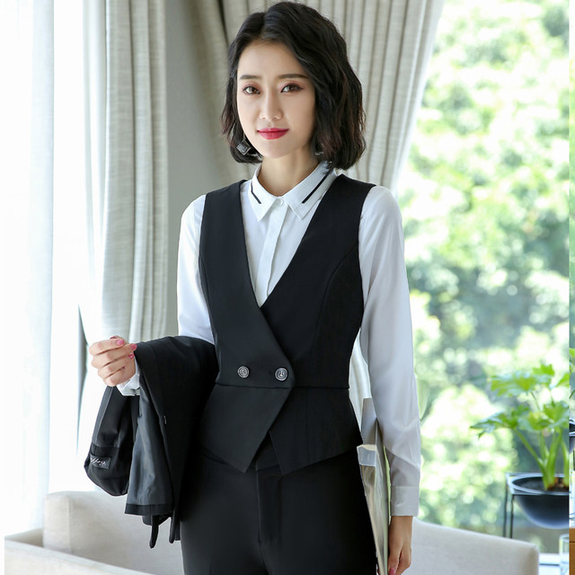 Business suit for women, autumn thin long-sleeved flight attendant ...