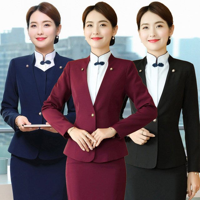 Company professional suit suits for women autumn interview work clothes ...