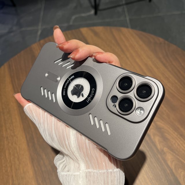 Hollow heat dissipation suitable for Apple 15promax mobile phone case ...