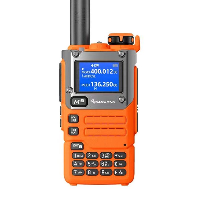 Quansheng UVK6 walkie-talkie UV-K6 handheld AM aviation one-click ...